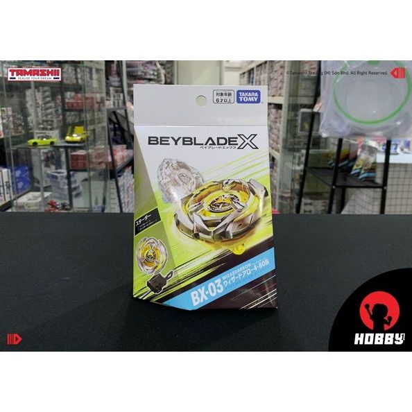 Takara Tomy Beyblade X BX-03 Starter Wizardarrow 4-80B | Shopee Malaysia