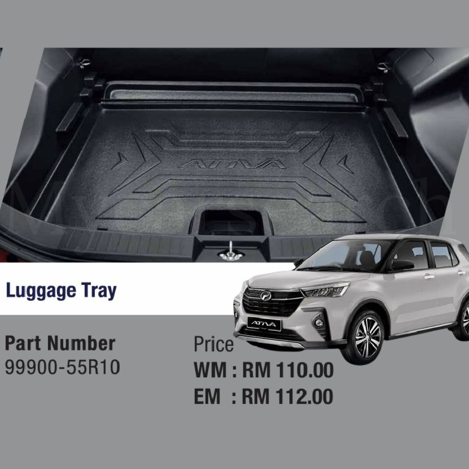 💯% ORIGINAL PERODUA GEAR UP Perodua Ativa Boot Tray. Lapik Bonet ...