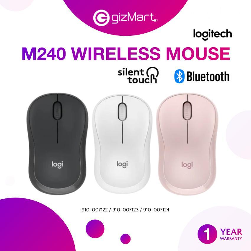 Logitech M240 Silent Wireless Bluetooth Mouse Silent Touch | Shopee ...