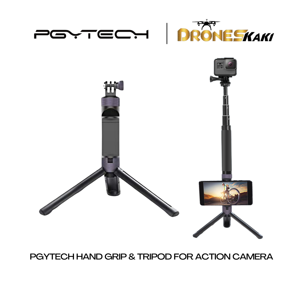 Pgytech Hand Grip & Tripod For Action Camera | Shopee Malaysia