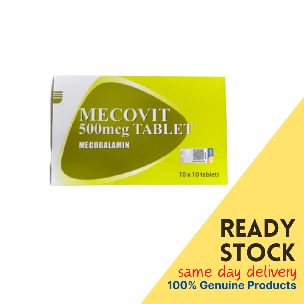 MECOVIT 500MCG VITAMIN B12 10's (VITAMIN URAT SARAF) EXP12/2025 ...