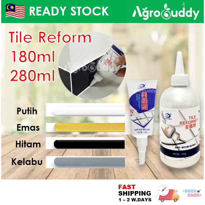 Agrobuddy x LKB 180ml 280ml Pengisi Celah Jubin | Tile Reform Grouting ...