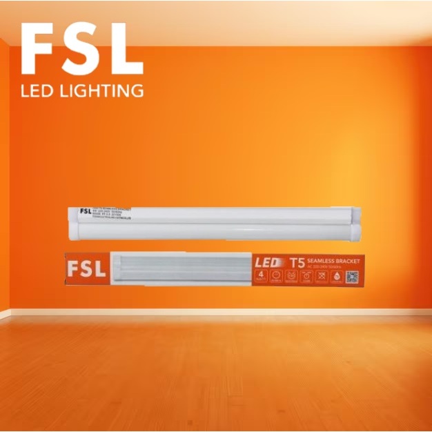 FSL T5 4W LED GLASS TUBE COMPLETE SET [3000K , 4000K , 6500K] | Shopee ...