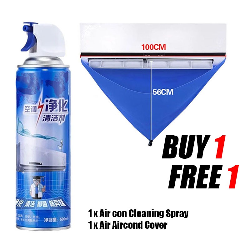BUY 2 FREE 3 Aircond Cleaning Spray Air Cond Cleaner Foam Air ...