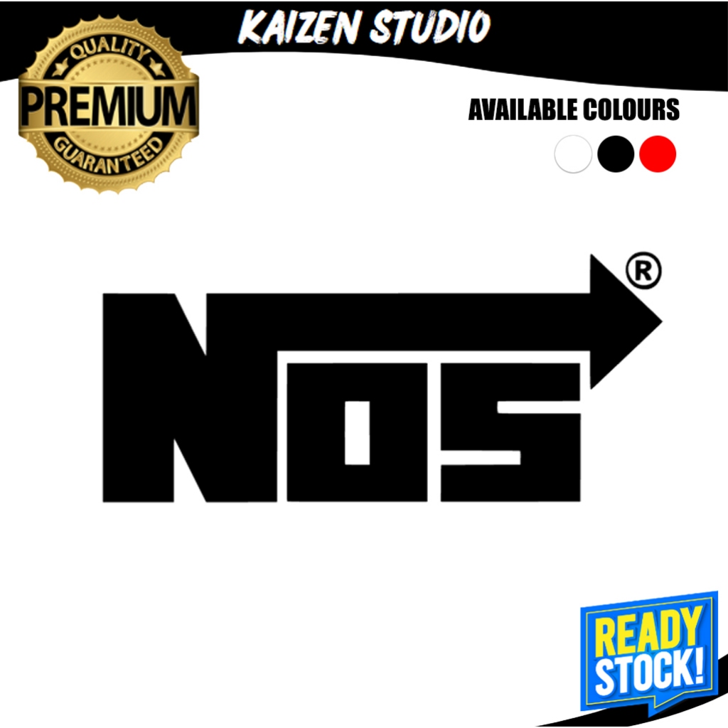 KAIZEN STUDIO NOS Logo Vinyl Decal Cutting Sticker | Shopee Malaysia