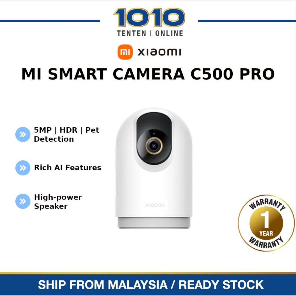 Xiaomi Smart Camera C500 Pro | 3K 5MP Ultra-Clear Imaging | HDR Mode ...