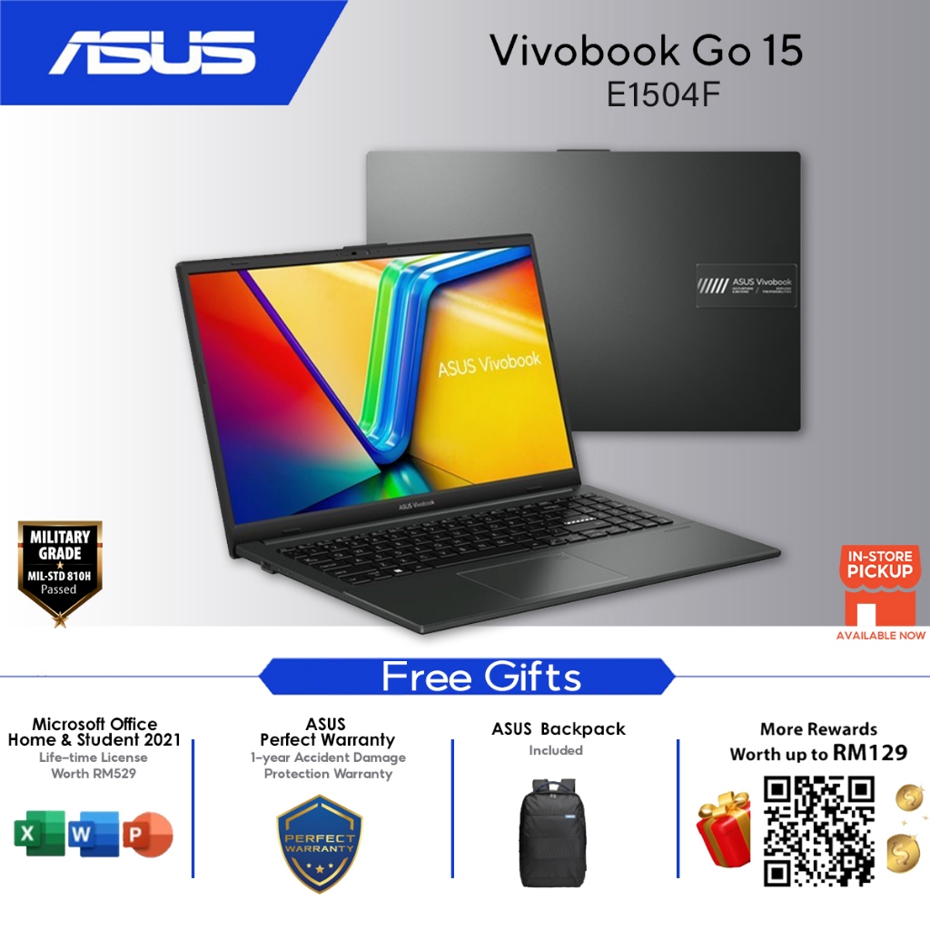 Asus Vivobook GO 15 E1504F-ABQ469WS / ABQ470WS / ABQ471WS 15.6" FHD ...