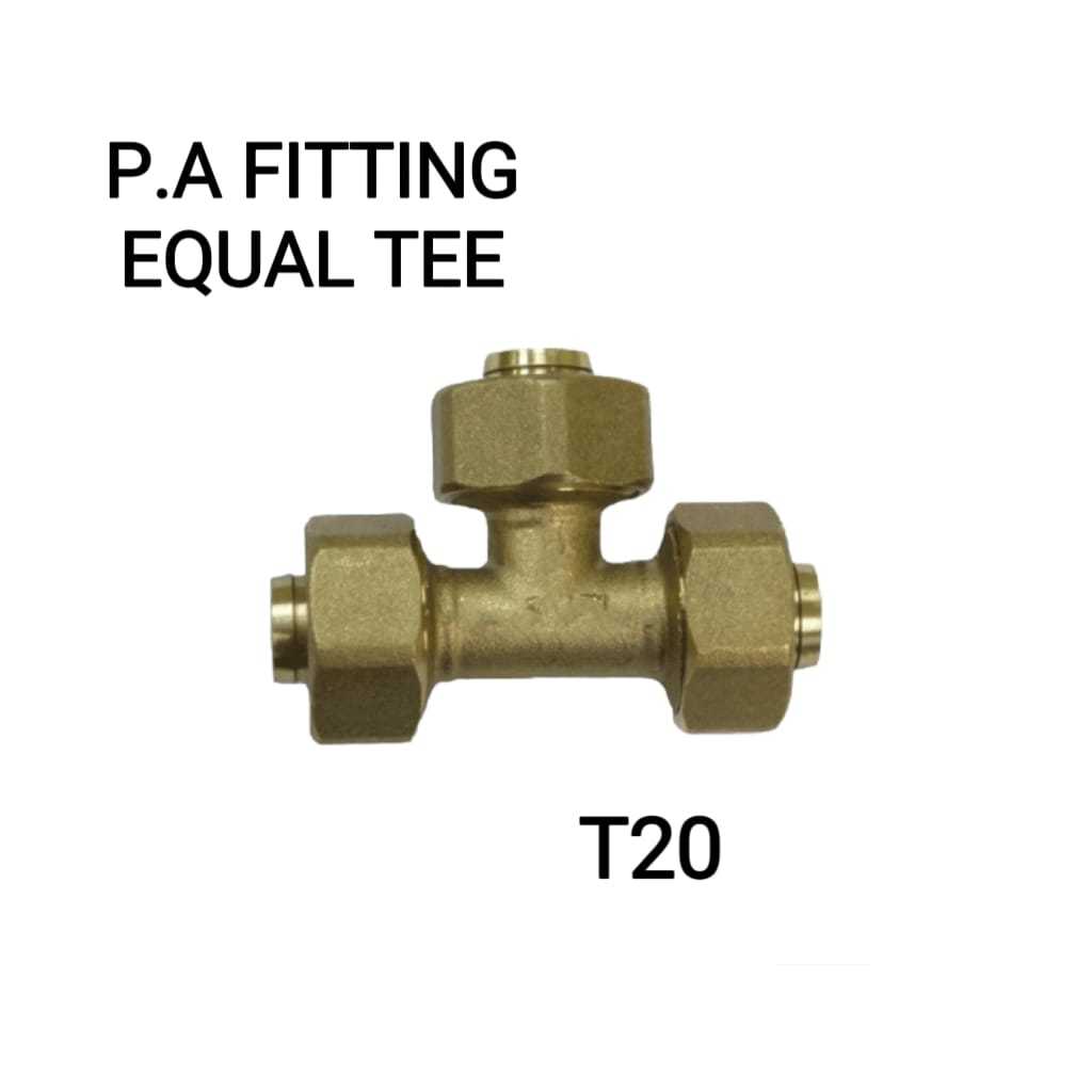 PA Pipe Fitting PA Fitting Equal Tee T20 (3/4") | Shopee Malaysia