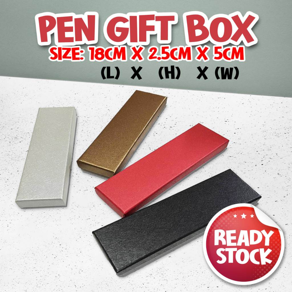 READY STOCK Kotak Hadiah Pen | Personalized Gift Box for Pen 18cm x 5cm ...
