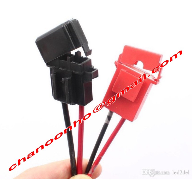 CAR AUTO FUSE HOLDER FUSES BOX SOCKET WITH 20CM LINE (BLACK) | Shopee ...