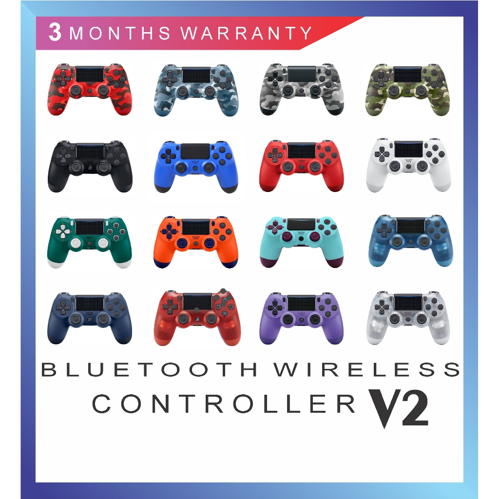 Ps4 Controller Pc Android Ios Bluetooth Wireless Game Games Controller