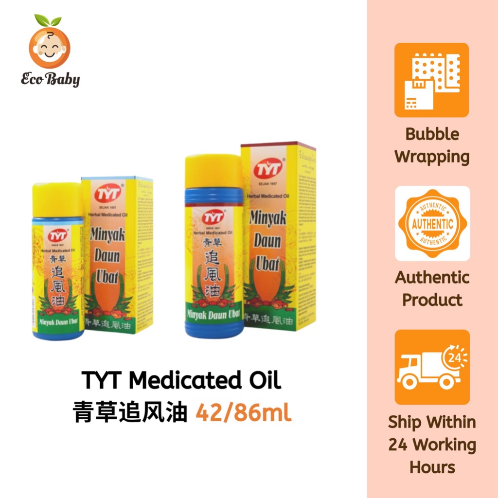 TYT Herbal Medicated Oil 42ml /86ml (Minyak TYT) | Shopee Malaysia