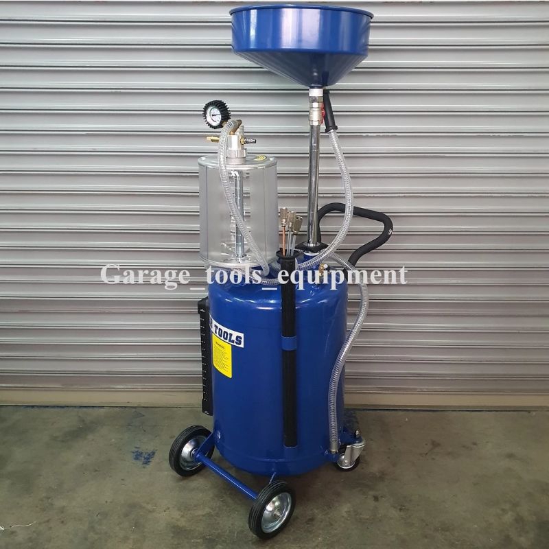 SB Tools 90L Multi-Functinal Oil Changer | Waste Oil Reservoir | Pneumatic Fluid Extractor ...