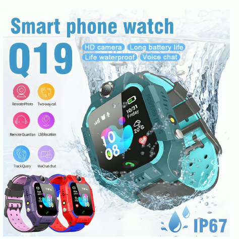 Q19 Kids Smart Watch Camera Z6 360°Rotation Flip smartwatch Anti Lost ...