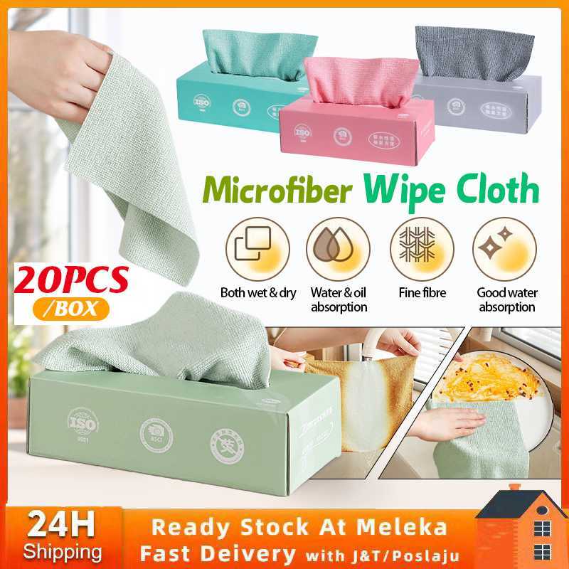 【20pcs/Box】Disposable Kitchen Towel Kitchen Cloth Absorbent Tisu dapur ...