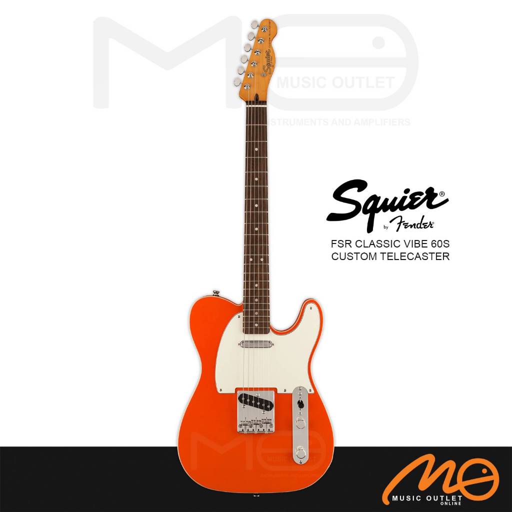 SQUIER FSR CLASSIC VIBE 60S CUSTOM TELECASTER ELECTRIC GUITAR, INDIAN ...