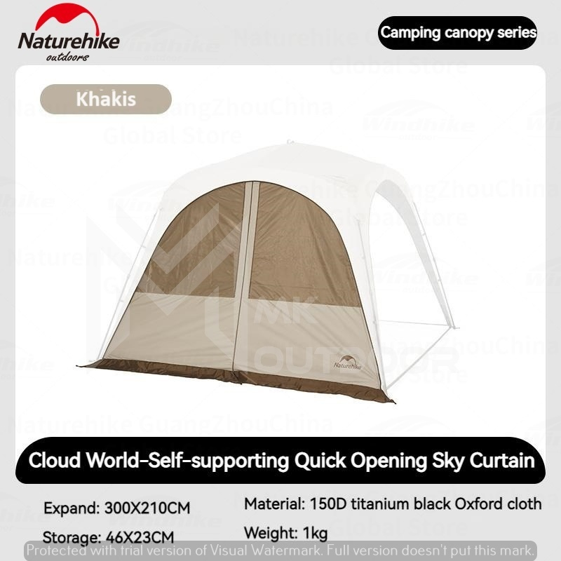 Mounthiker / ShineTrip / Naturehike Dome Shelter Trap Door Cloth Door ...