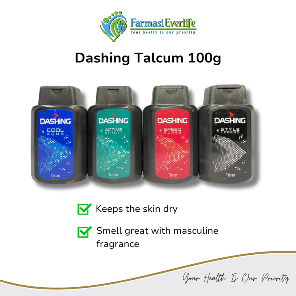 Dashing Talcum / Bedak Wangi Dashing | Shopee Malaysia