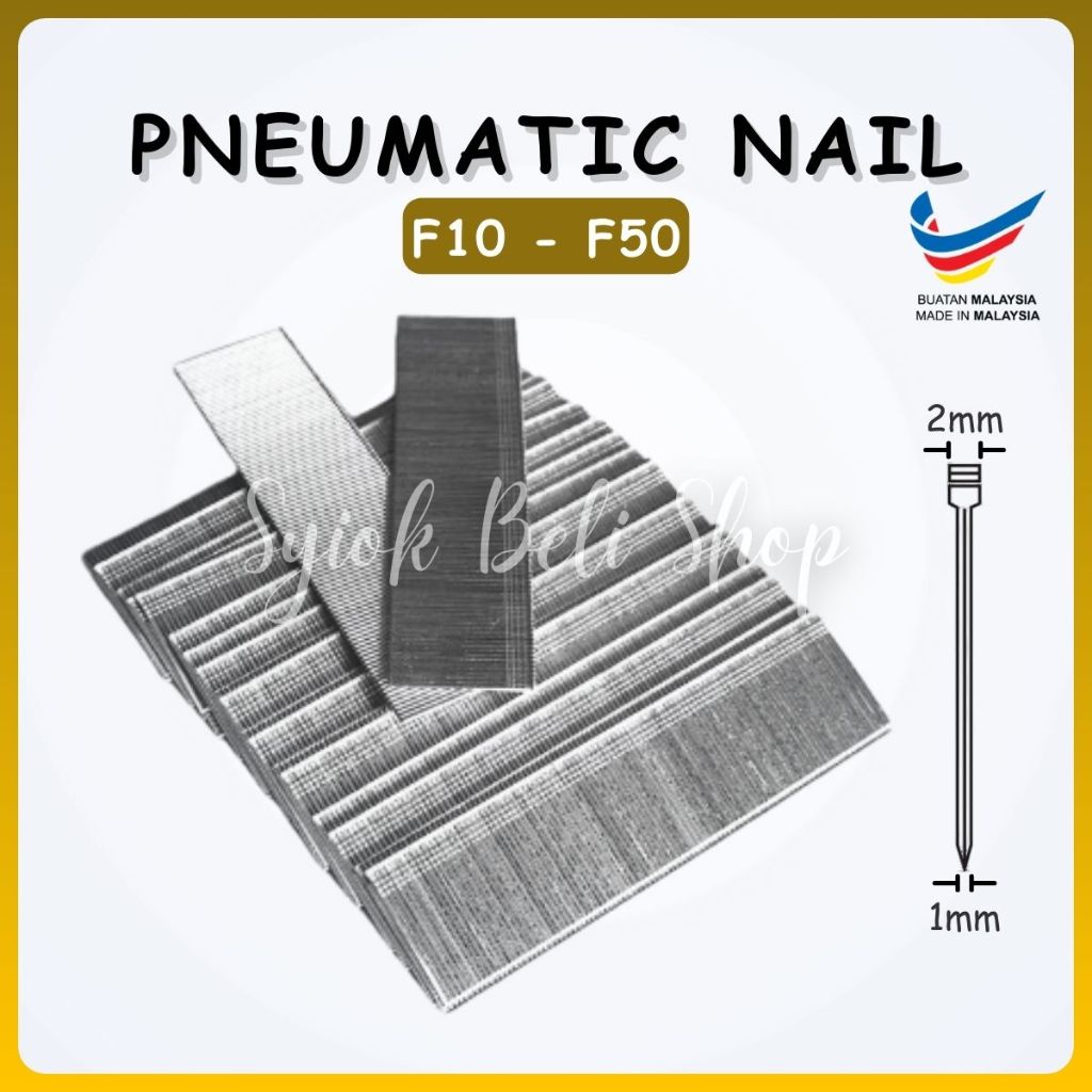 Air Nail Gun Refill Brad Nail F Type F10 F12 F15 F20 F25 F30 F32 F40 ...