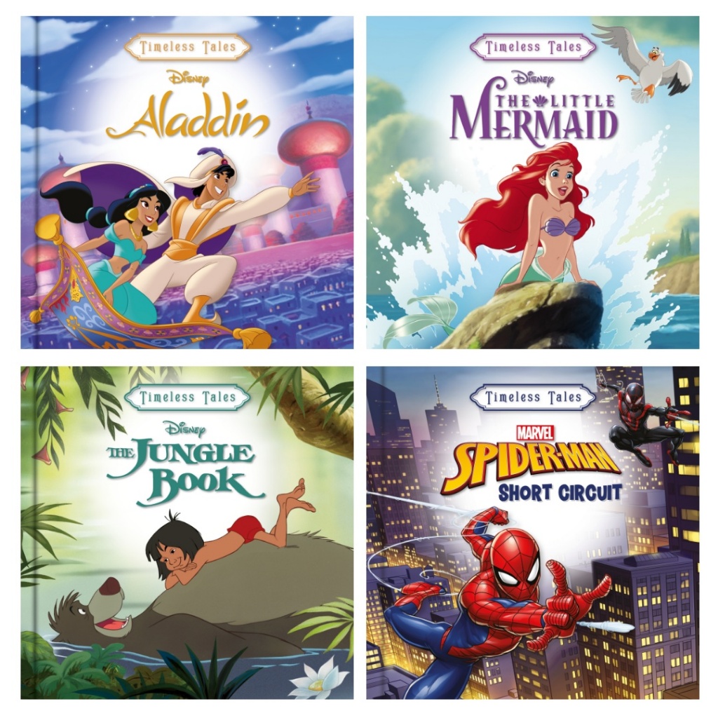 Timeless Tales Disney Little Mermaid / Aladdin / Jungle Book / Marvel ...
