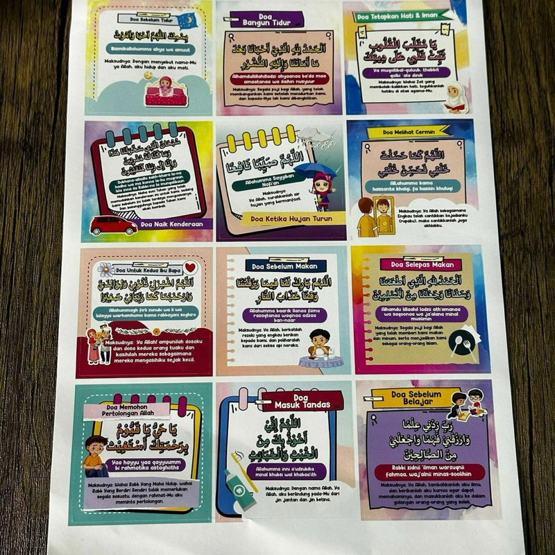 [READY STOCK] STICKER DOA-DOA HARIAN (12 keping) | Shopee Malaysia