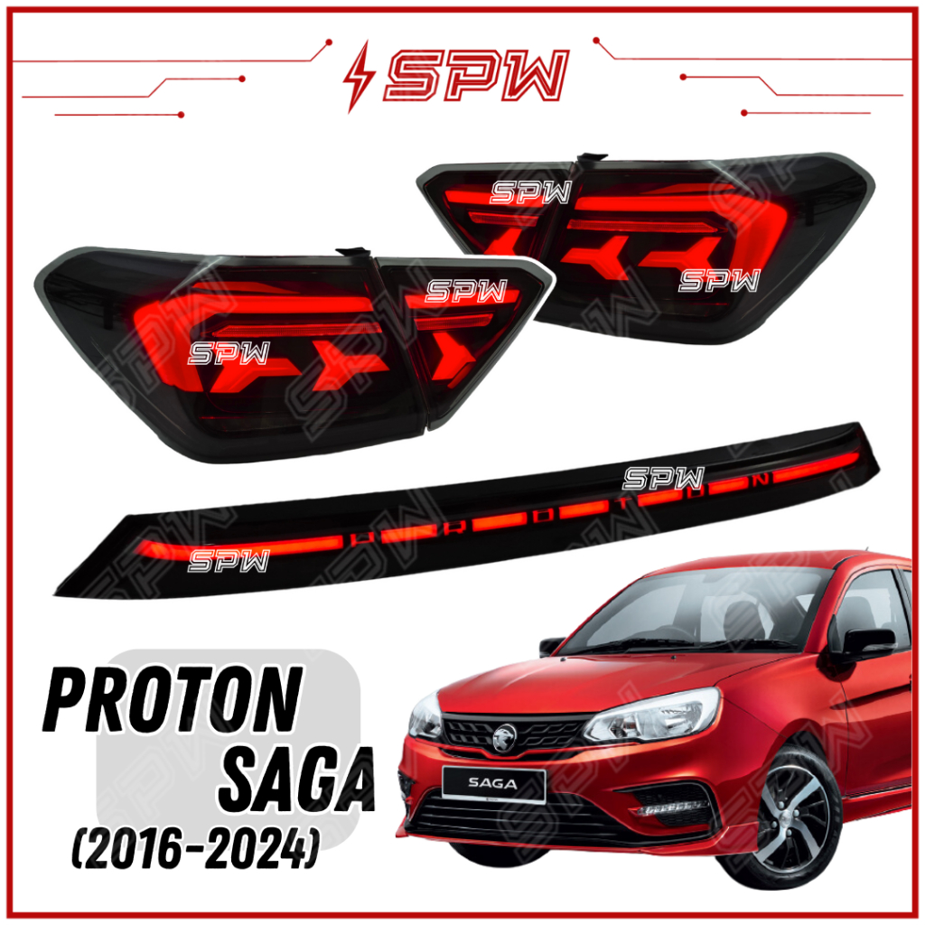 Proton Saga (2016-2024) Lamborghini V3 Tail Lamp Tail Light LED DRL ...