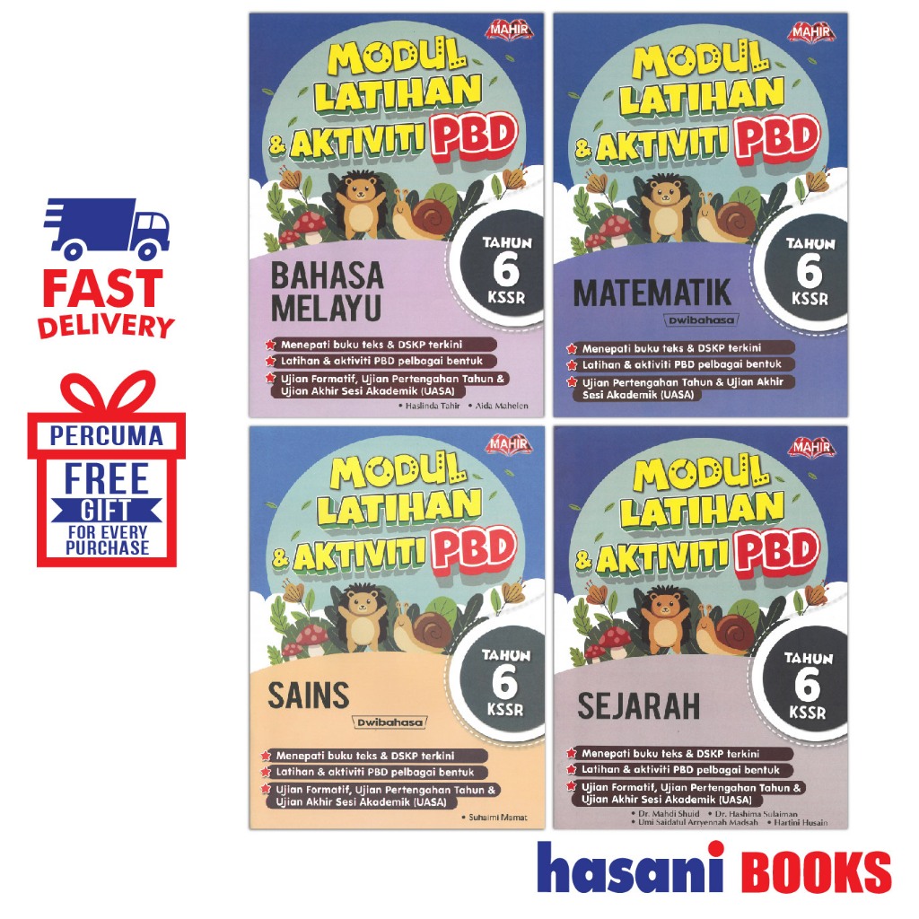 Hasani Mahir Modul Latihan Dan Aktiviti PBD Tahun 6 | Shopee Malaysia Hasani Mahir Modul Latihan Dan Aktiviti PBD Tahun 6 | Shopee Malaysia