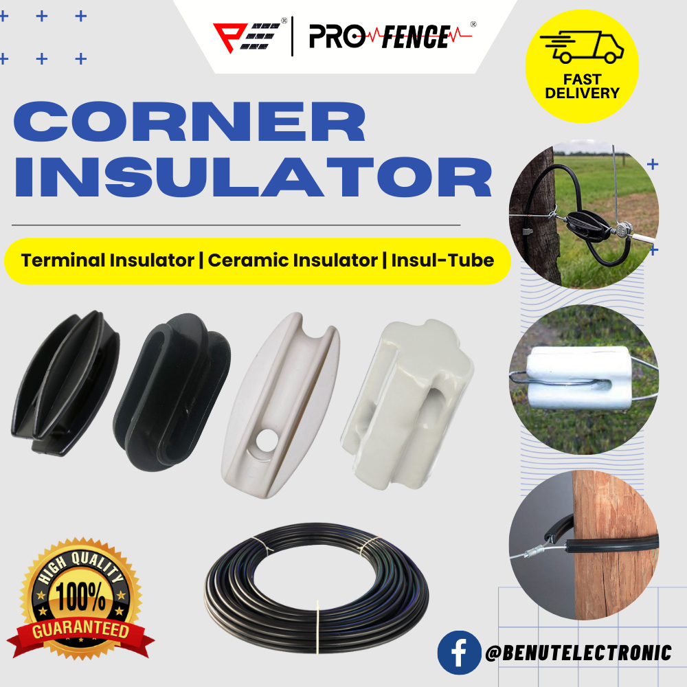 Electric Fence Insulator Corner Insulator Terminal End Strain Ceramic ...