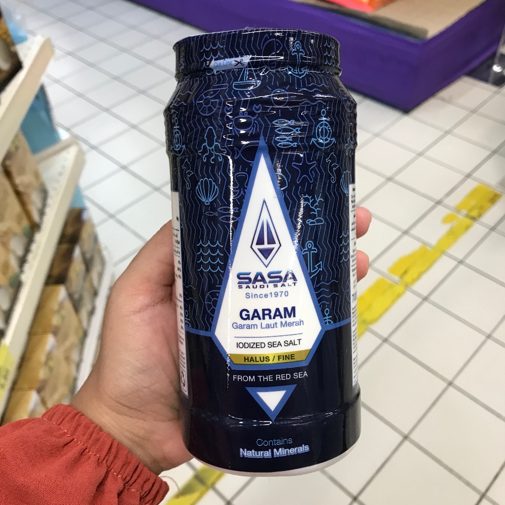 Sasa Saudi Salt Garam Laut Merah Iodized Sea Salt Halus/fine From The ...