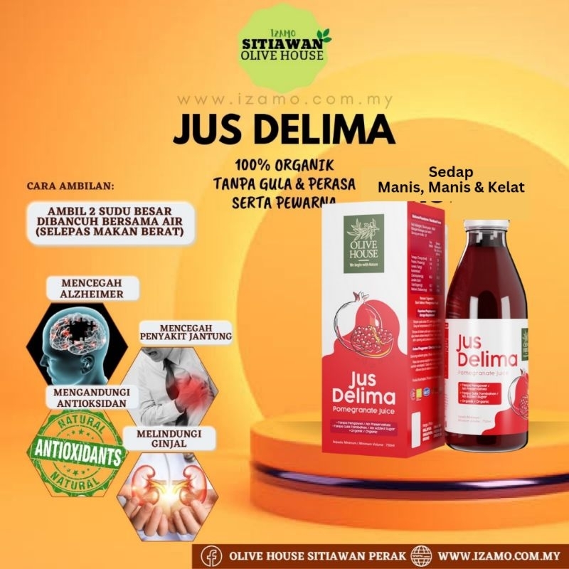 JUS DELIMA LTR 100% ORGANIK, BAIK UNTUK JANTUNG, D.TINGGI, SENGGUGUT ...