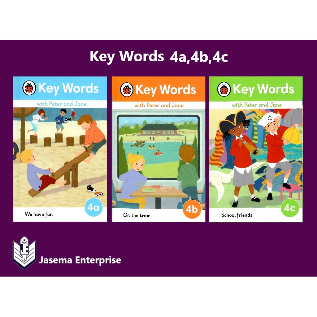 Key Words with Peter and Jane 4a,4b,4c | Shopee Malaysia