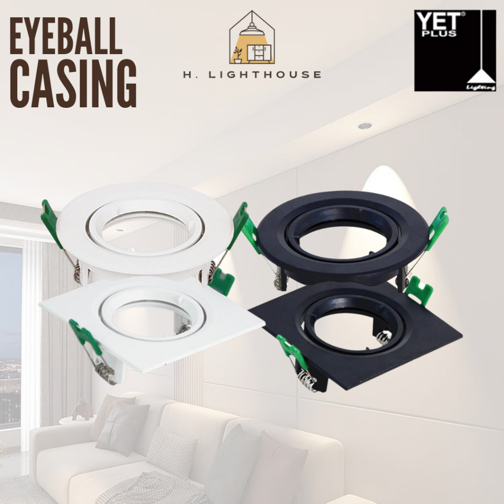 YET PLUS YET001(Round) YET002(Square) LED Eyeball Fitting Eyeball ...