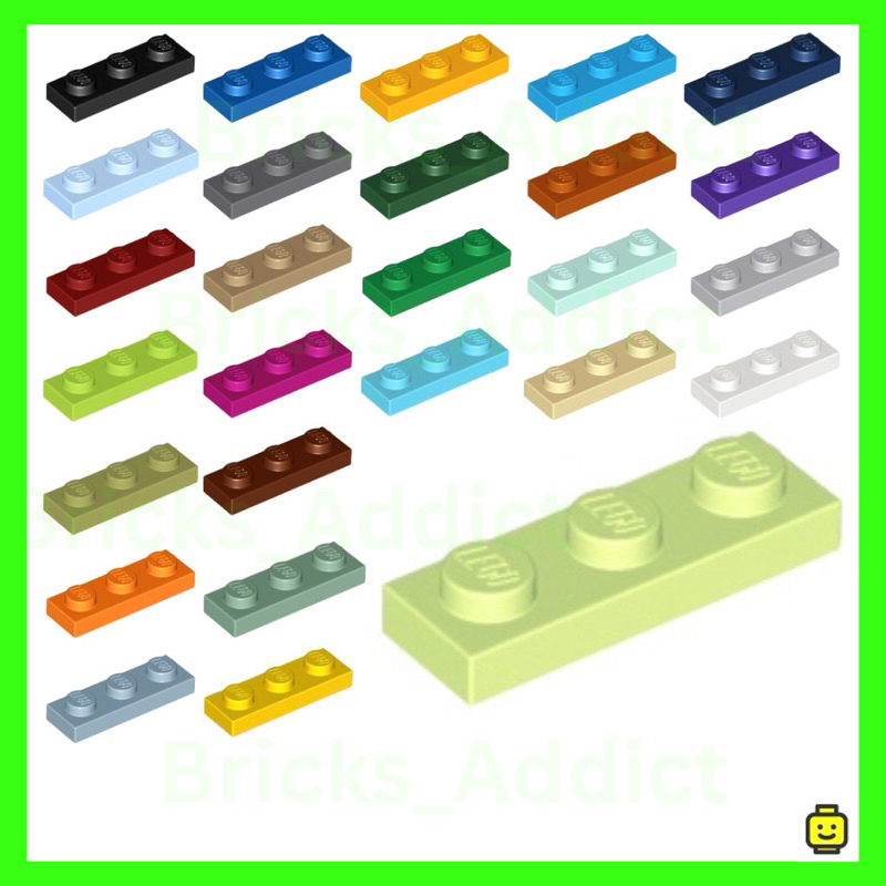 LEGO PARTS (GENUINE) 3623 Plate 1x3 Assorted Colours | Shopee Malaysia