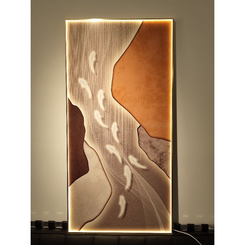 [READY STOCK] Modern | HD art poster | High quality GOLD frame | On ...