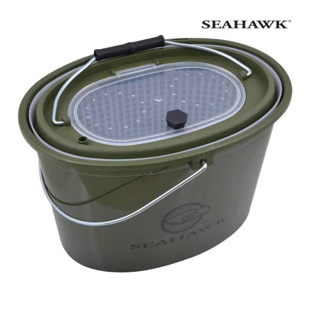 SEAHAWK LIVE BAIT BOX 5L / 10L (TONG LETAK UMPAN HIDUP) | Shopee Malaysia