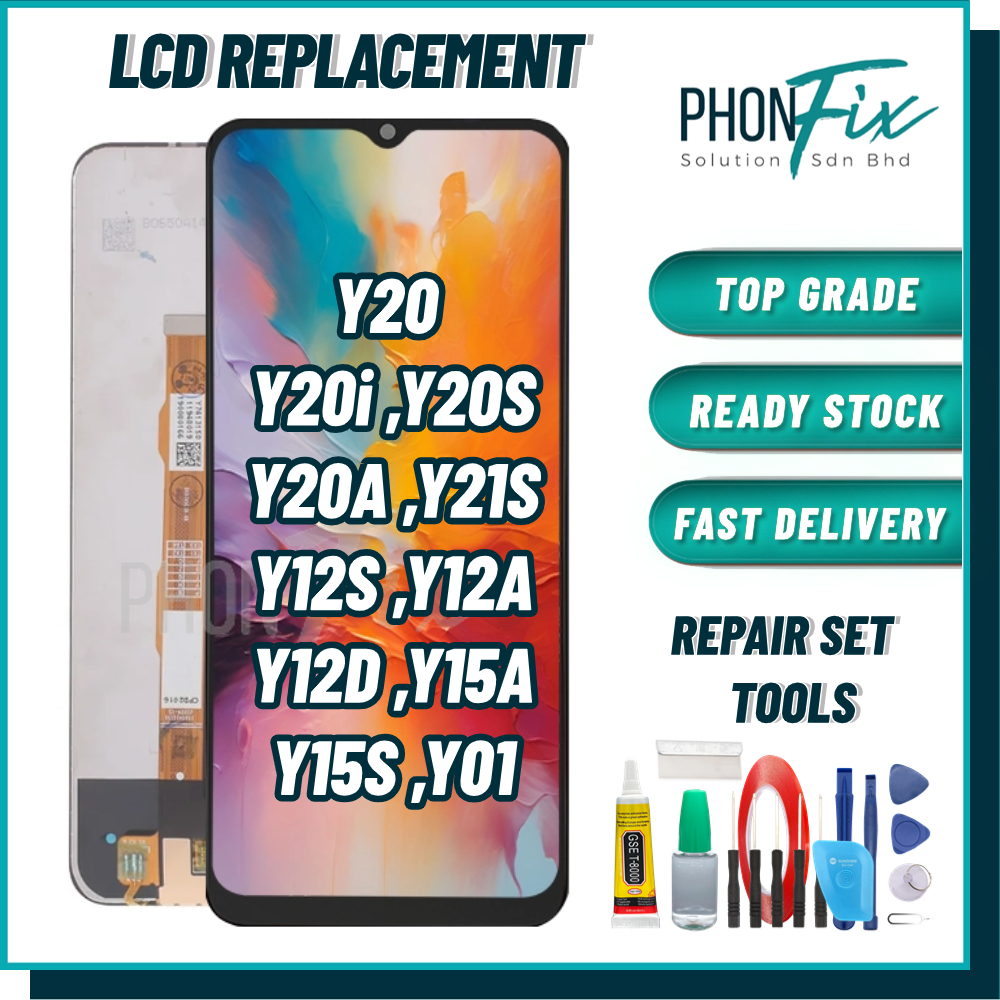 𝑷𝒉𝒐𝒏𝑭𝒊𝒙 LCD VIVO Y20 / Y20i / Y20S / Y20A / Y12S / Y12A / Y12D / Y15A ...
