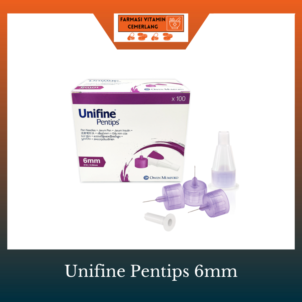 Unifine Pentips 6mm - Pen Needles - 1 Box (100's) | Shopee Malaysia