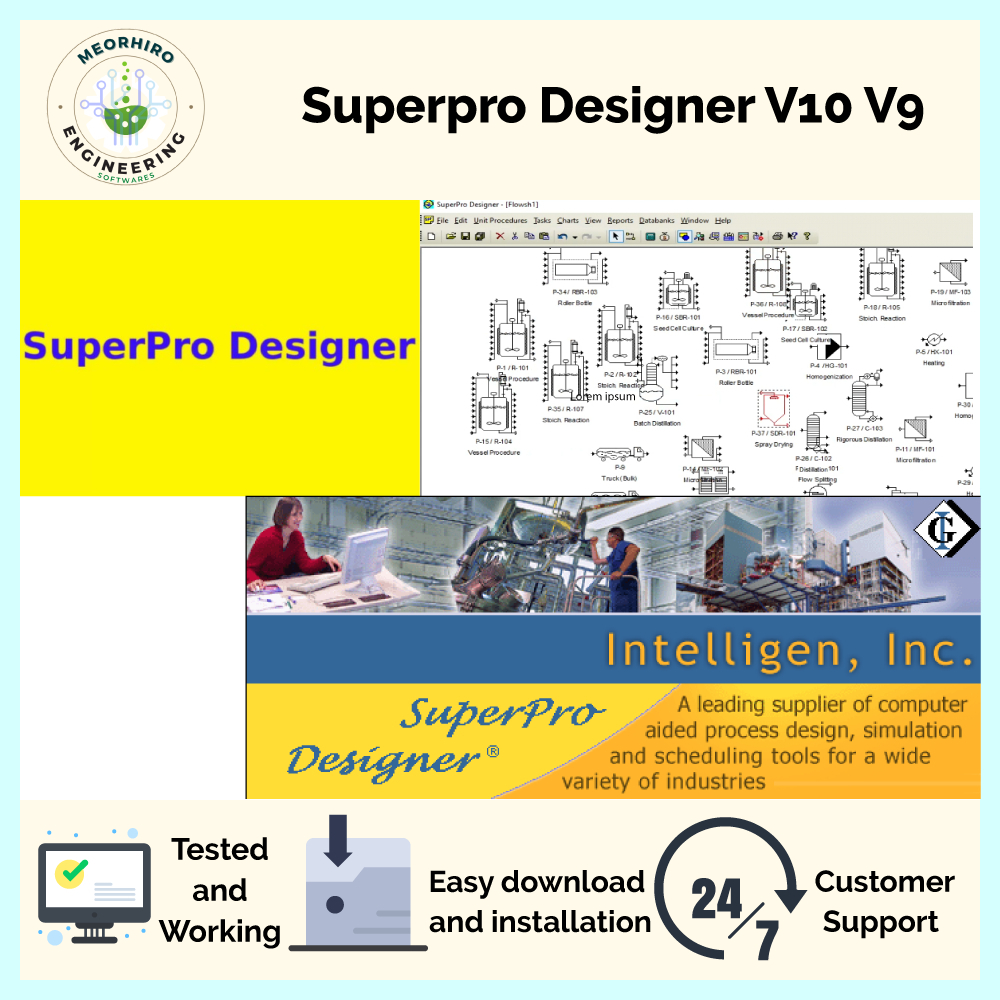 SuperPro Designer 10 Build 7 Full Version | Shopee Malaysia