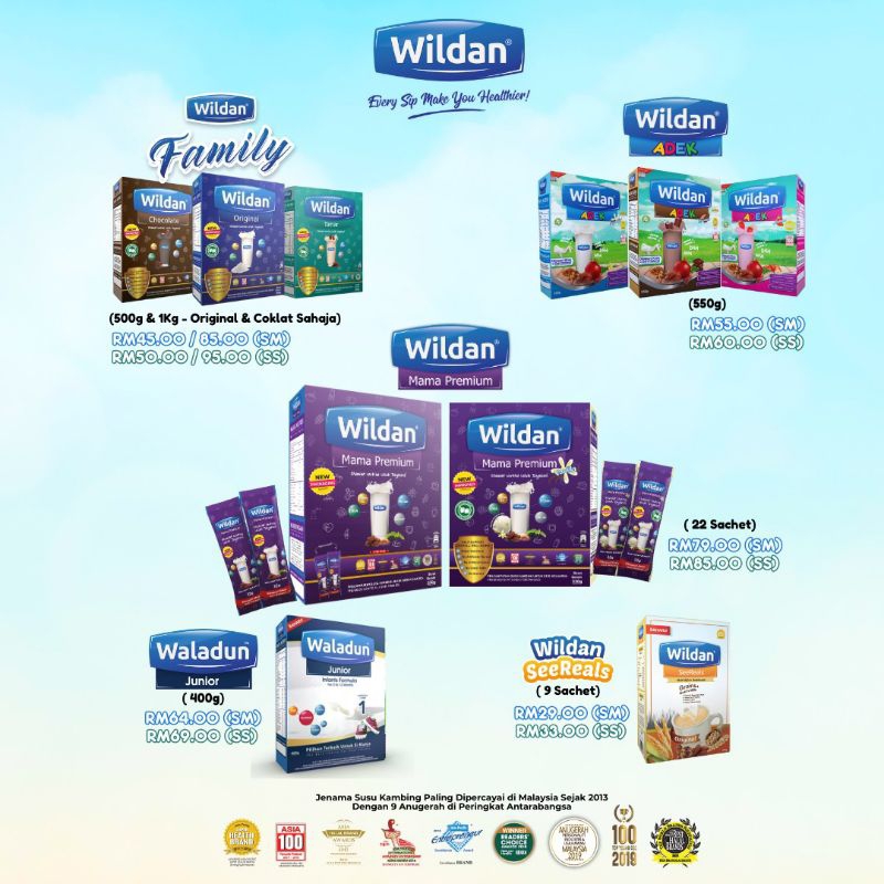 Wildan Susu Kambing | Goat Milk | Wildan Mama Premium | Susu Ibu ...
