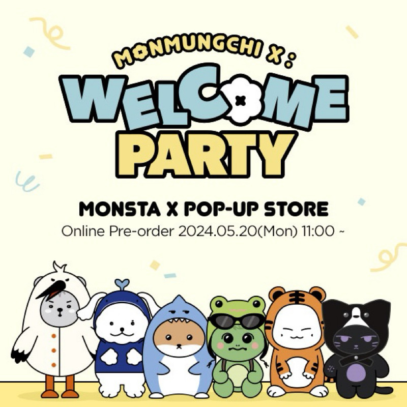 Pre-Order | Monsta X Pop-Up Store [Monmungchi X : Welcome Party ...