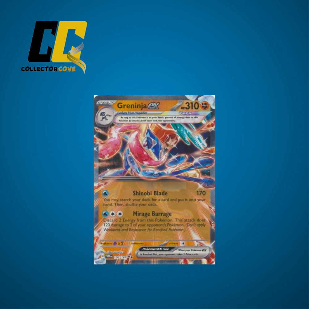 Pokemon TCG Greninja ex 106/167 Ultra Rare - SV06 Twilight Masquerade | Shopee Malaysia