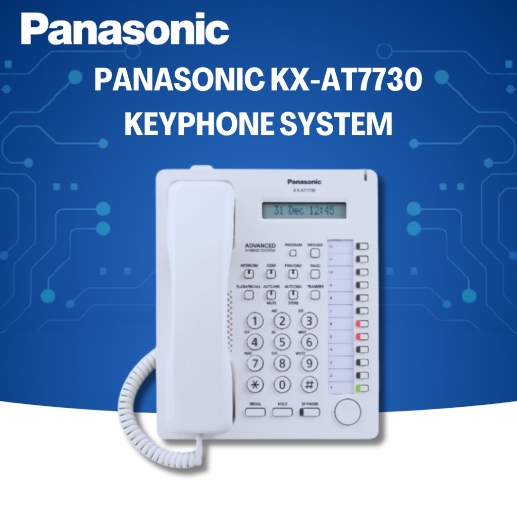 ️ Panasonic KX-AT7730 KEYPHONE KXT7730 Keyphone For KX-TES824 Keyphone ...