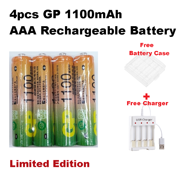 SONY GP AA AAA Rechargeable Battery 1.2V 4300mAh 4600mAh GP Charger Ni ...