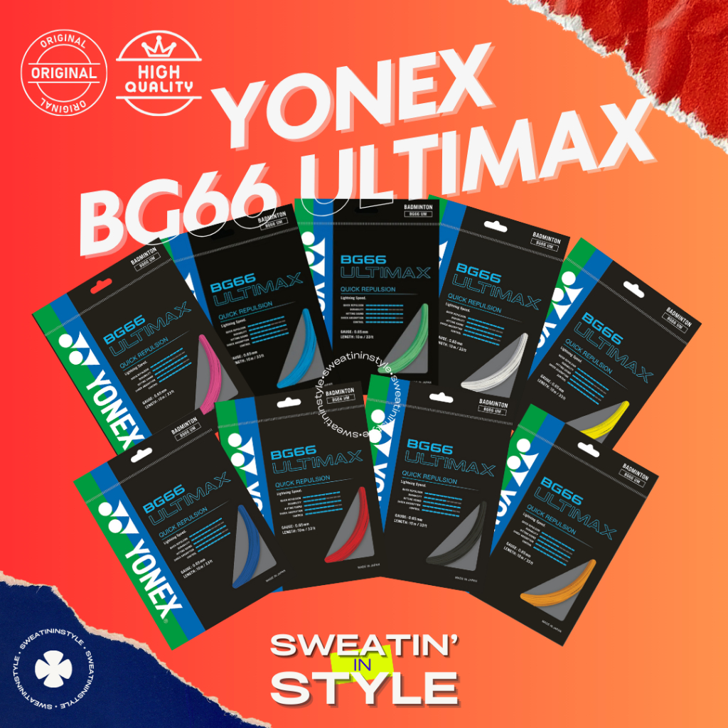 [100% ORI] YONEX Badminton String BG66 Ultimax | Shopee Malaysia