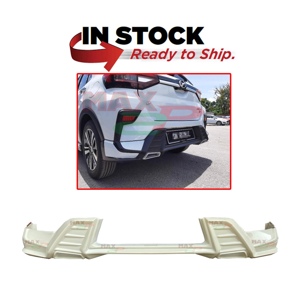 Perodua Ativa Gear UP GU Style Rear Back Skirt Skirting Lower ABS ...