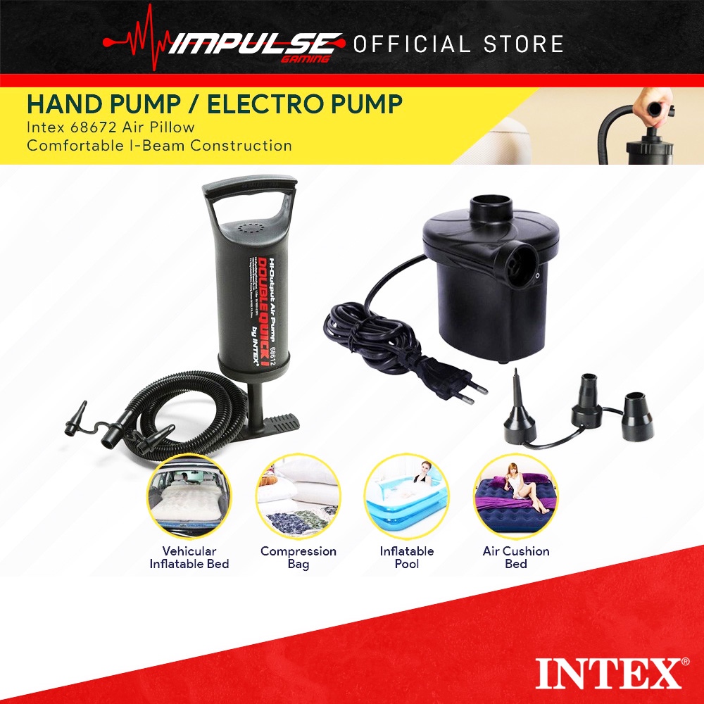 [PROMOTION] INTEX Double Quick Hand Air Pump/Stermay Electronic Air ...