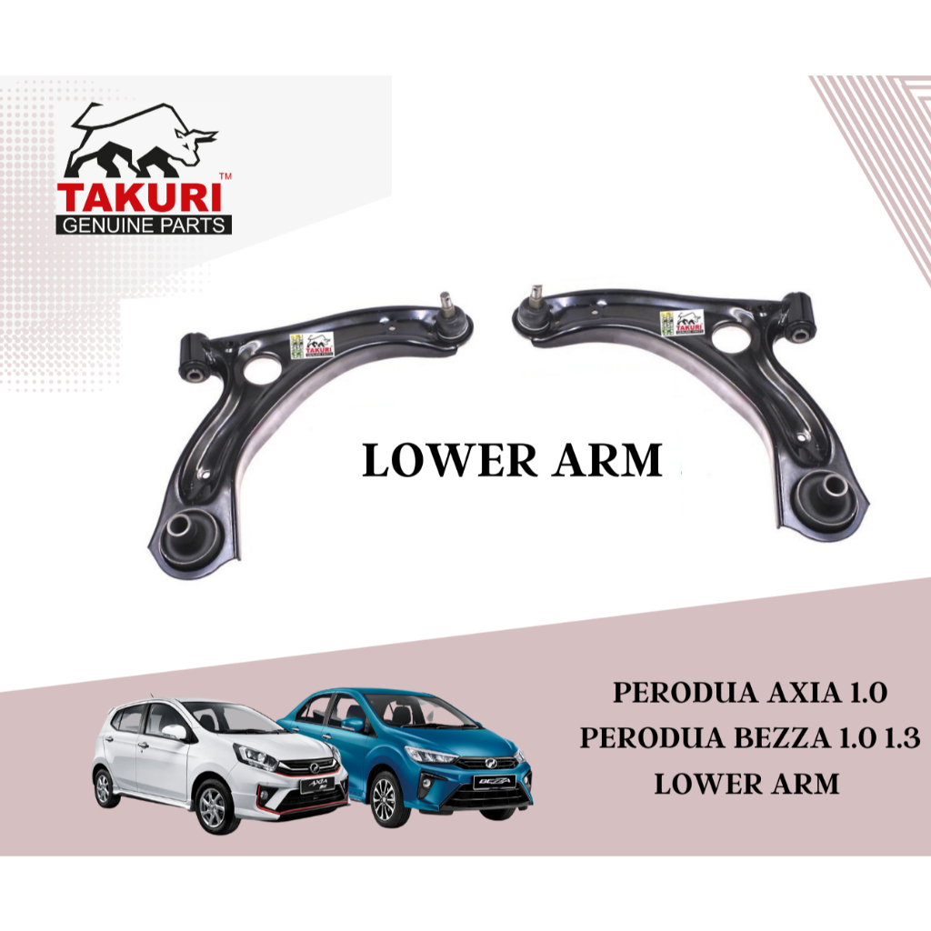 TAKURI PERODUA BEZZA AXIA FRONT LOWER ARM STABILIZER LINK ABSORBER ...