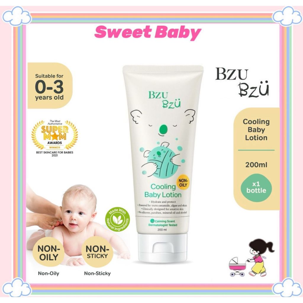 BZU BZU Cooling Baby Lotion (200ml) | Shopee Malaysia
