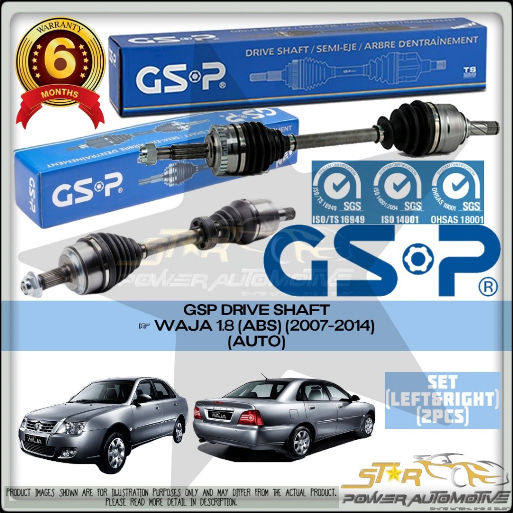 PROTON WAJA 1.8 ABS AUTO GSP DRIVE SHAFT (LEFT & RIGHT) | Shopee Malaysia