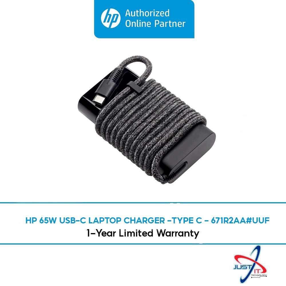 HP USB-C 65W LAPTOP CHARGER (671R2AA#UUF) | Shopee Malaysia